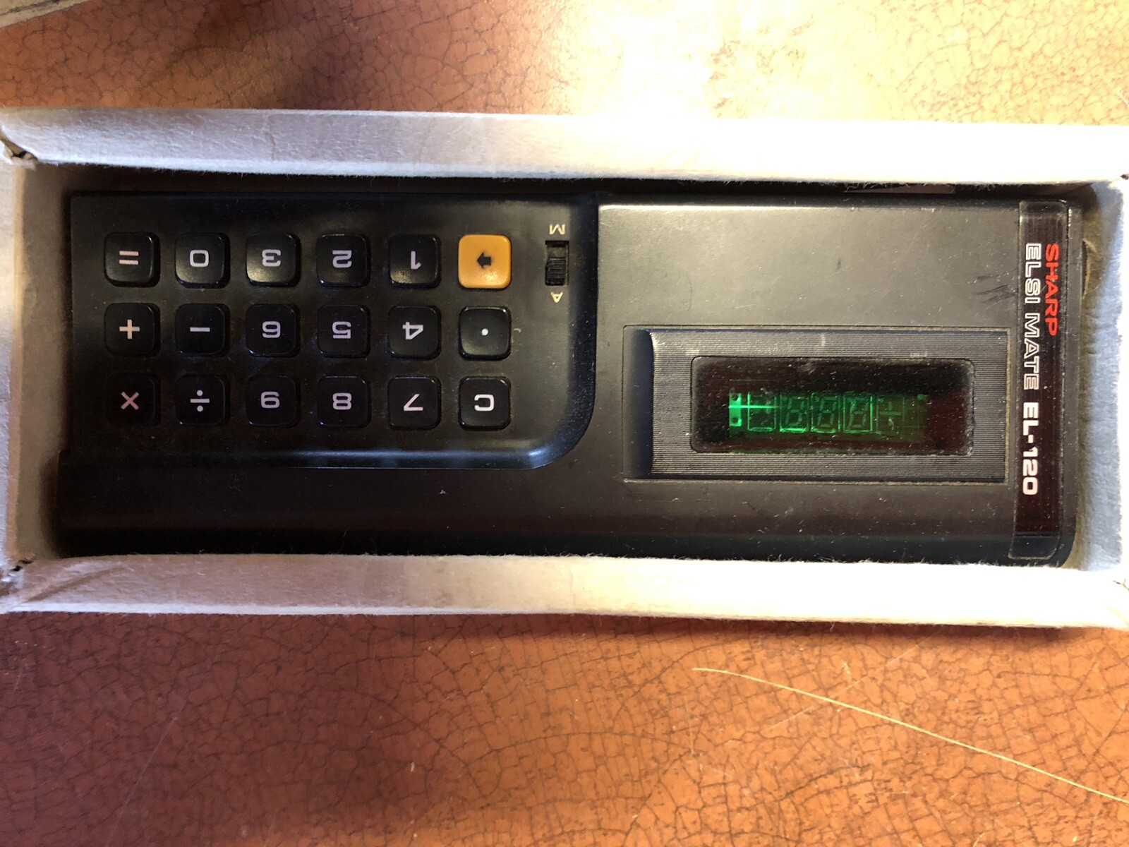 VINTAGE Sharp Elsi Mate EL-120 Calculator With Original Box & Japanese ...