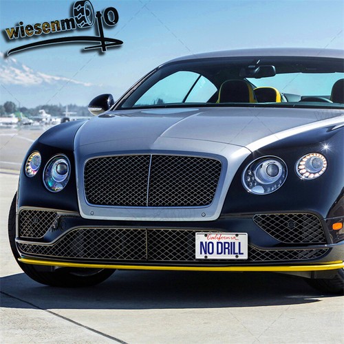 For Bentley Continental Bentayga Flying Spur Front License Plate ...