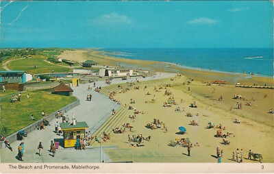 Standard size printed postcard Beach Promenade Mablethorpe | eBay