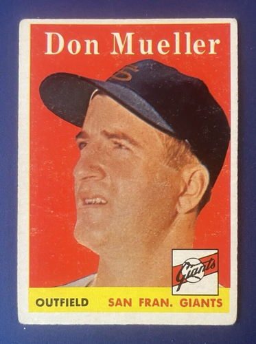 1958 Topps - #253 Don Mueller San Francisco Giants | eBay