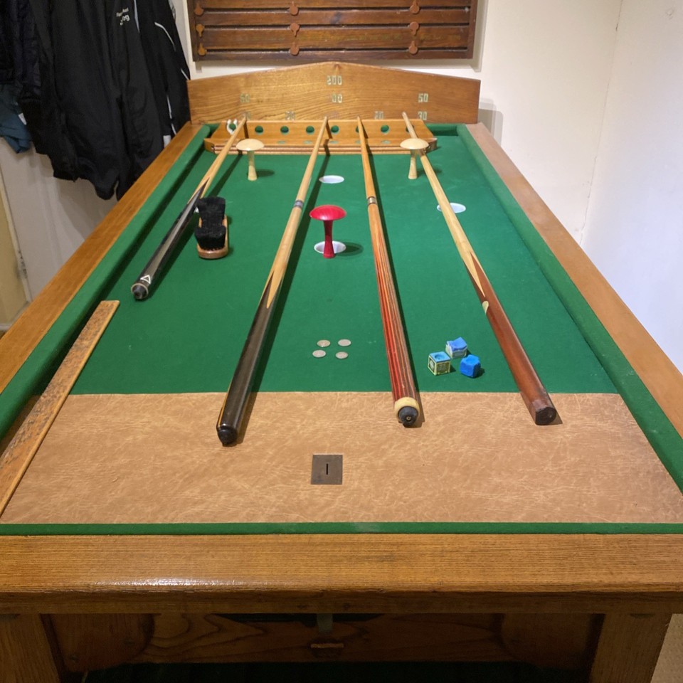 Antique Bar Billiards Table | eBay UK