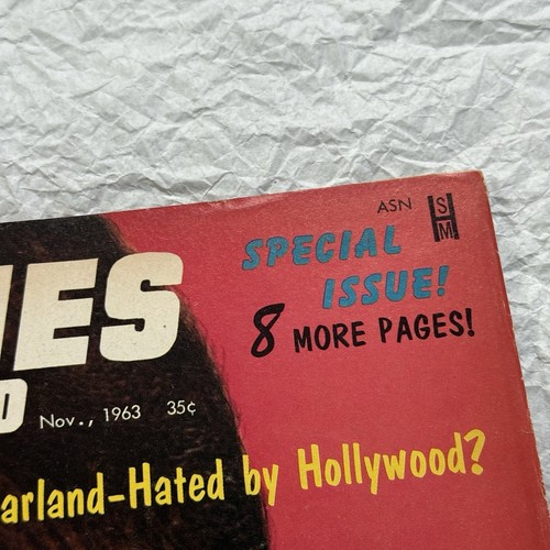 Vintage Movies Illustrated Magazine November 1963 – Judy Garland, Liz ...