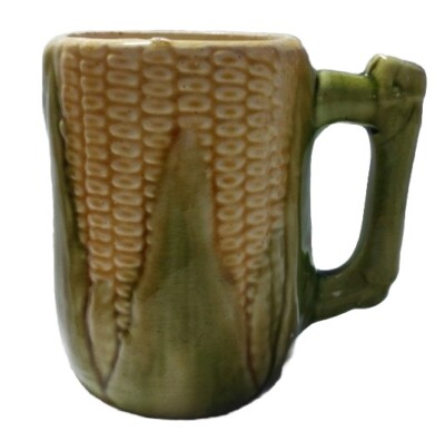Vintage Majolica 5 Inch Corn Mug | eBay