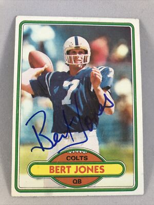 Bert Jones -LSU TIGERS- Baltimore Colts Autographed Card | eBay