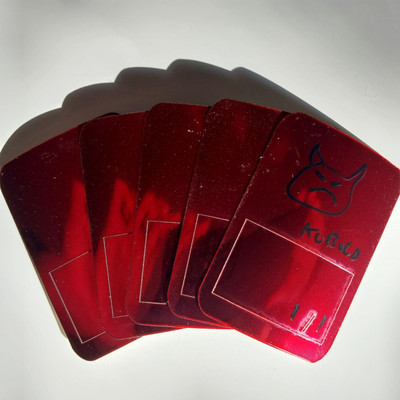 Red Rainbow Dry Erase MTG Foil Tokens Set of 5 Cards Token | eBay