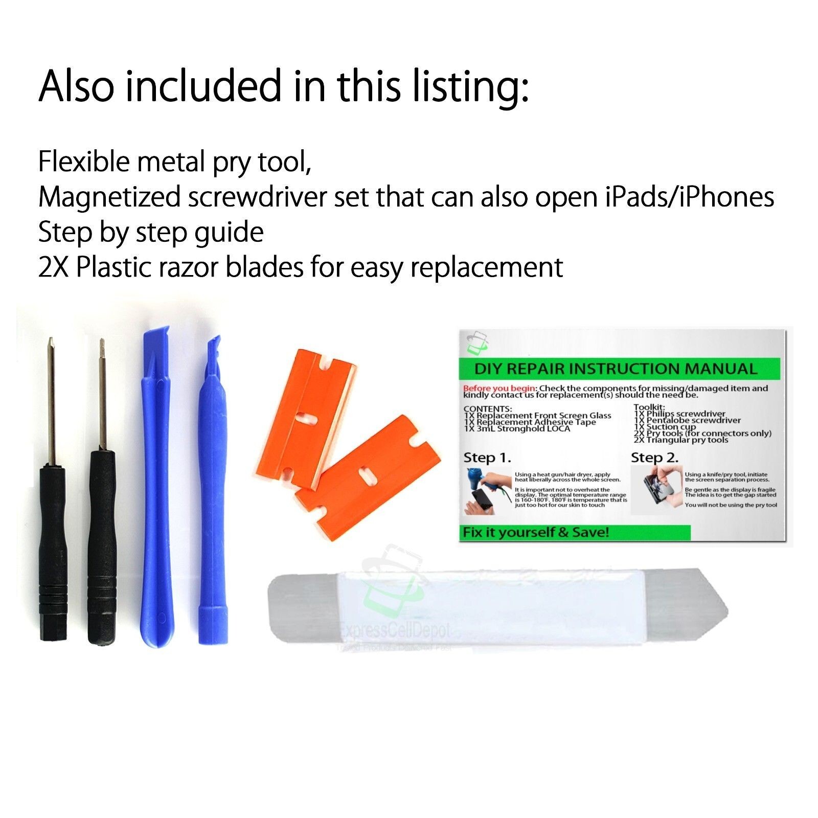 For Samsung Galaxy Note 8 Front Glass Screen Replacement LOCA glue tool ...