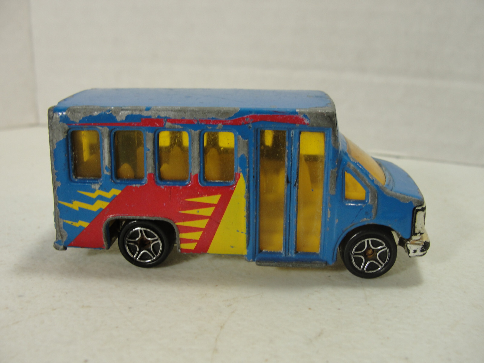 1998 Matchbox GMC School Chevy Transport Bus 1:80 Scale Model Blue | eBay