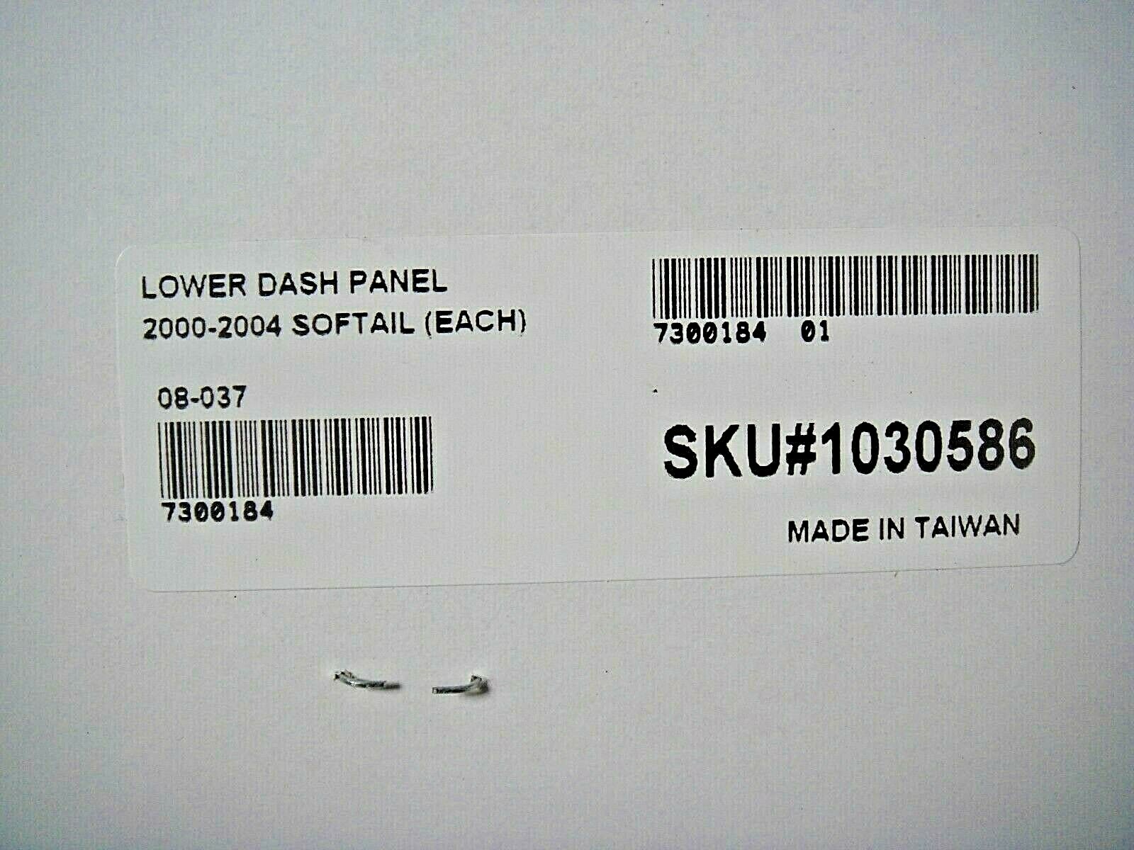 Harley Softail Lower Dash Panel Chrome 71283-01 FXST Springer Fat Boy ...