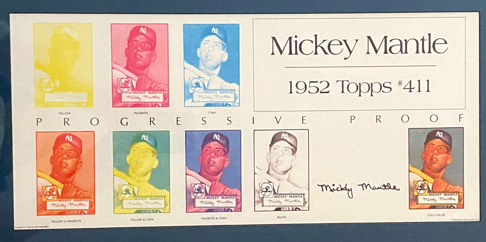 Mickey Mantle 1952 Topps Card #411 Poster | eBay