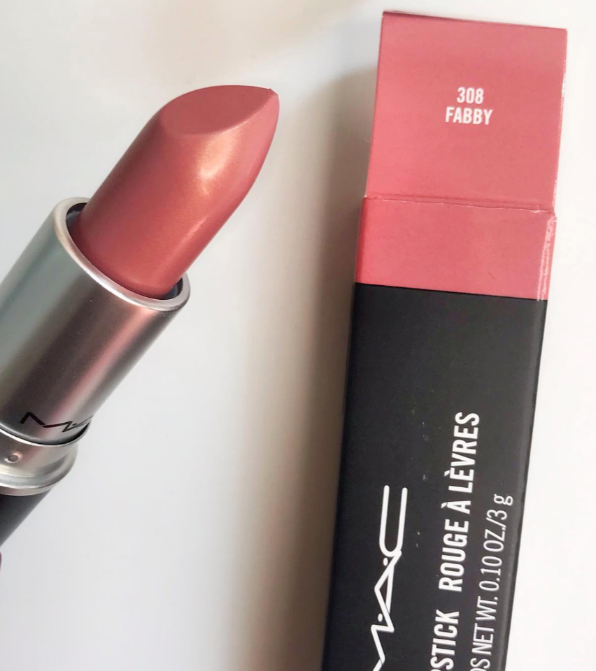 MAC FROST LIPSTICK 308 FABBY Authentic New in Box RARE | eBay