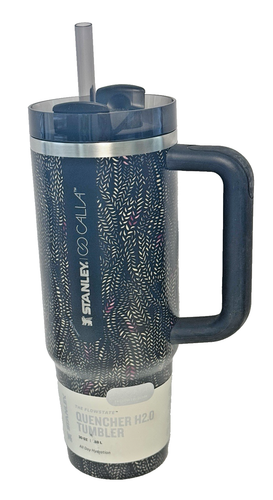 Stanley x Calia 30oz Flowstate Quencher H2.0 Tumbler Black Serpent ...