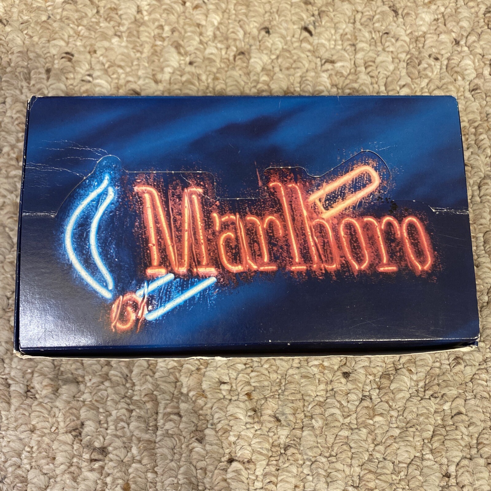 Vintage Box of 47 Marlboro Match Boxes Matchbox matches lit cigarette ...
