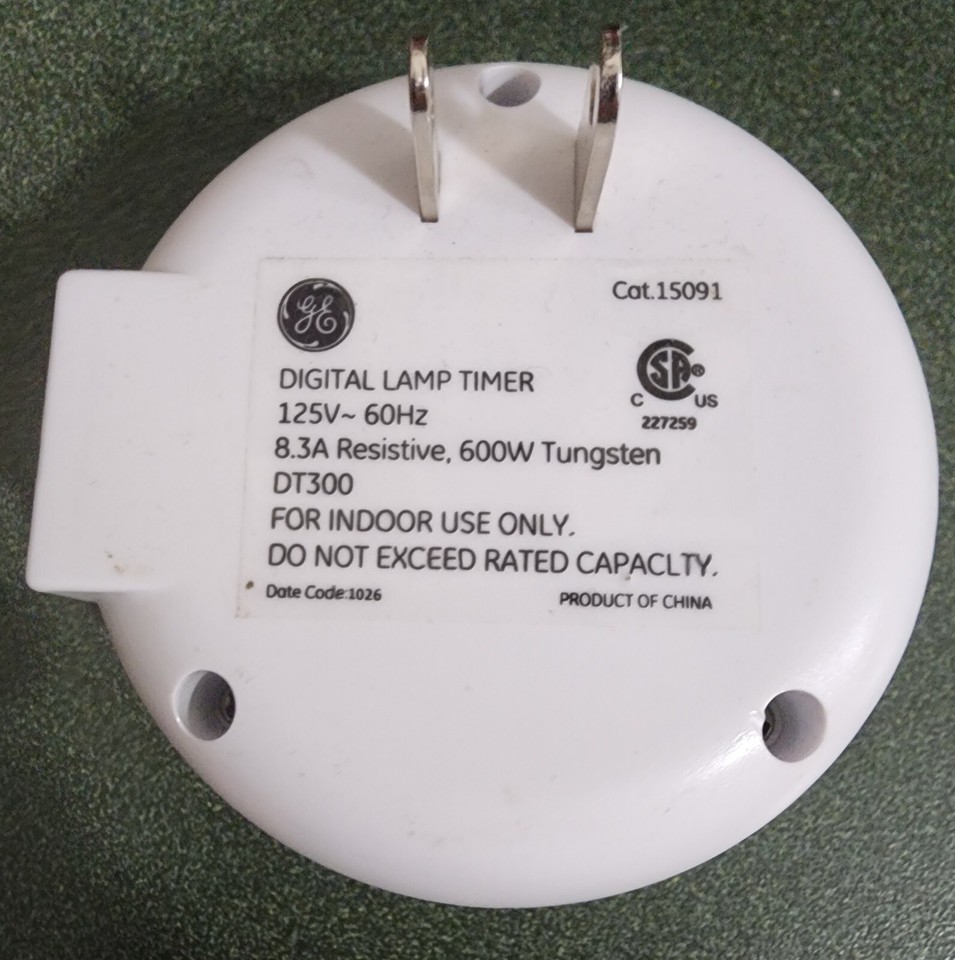GE Digital Lamp Timer DT300 | eBay