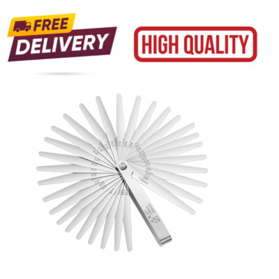32 Blades Steel Feeler Gauge Tapered Feeler Gauge Set Stainless Steel ...