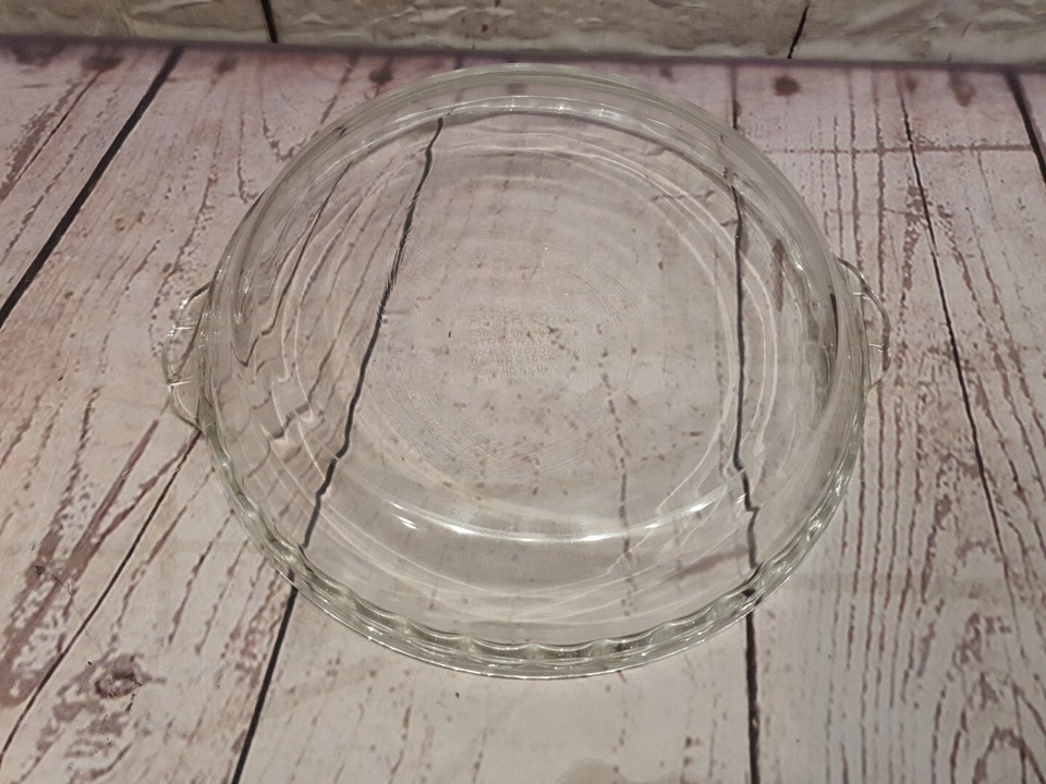 ORIGINAL 1950's Pyrex # 229 24 Cms Scalloped Edge Deep Dish Pie Plate ...