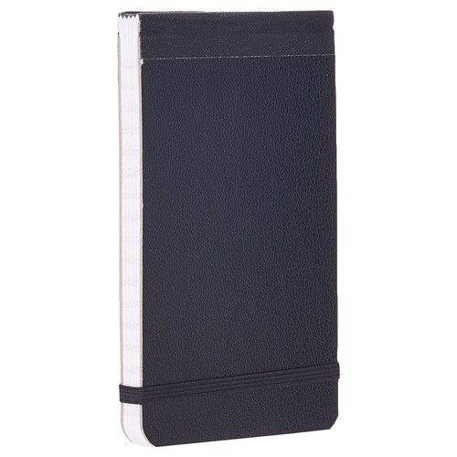 Silvine Elasticated Pocket Notebook 80 Pages Durable Stiff Board Cover ...