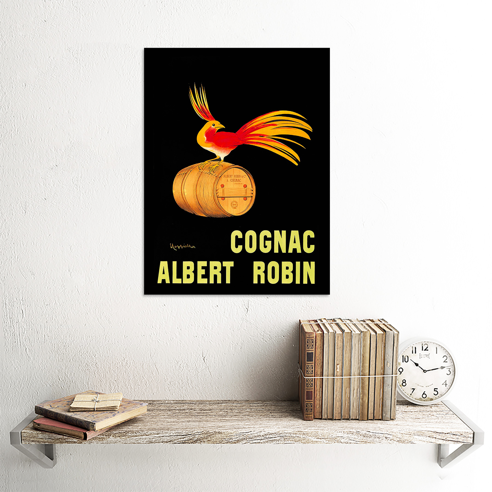 ADVERT DRINK ALCOHOL ALBERT ROBIN COGNAC BRANDY BIRD FRANCE POSTER ...
