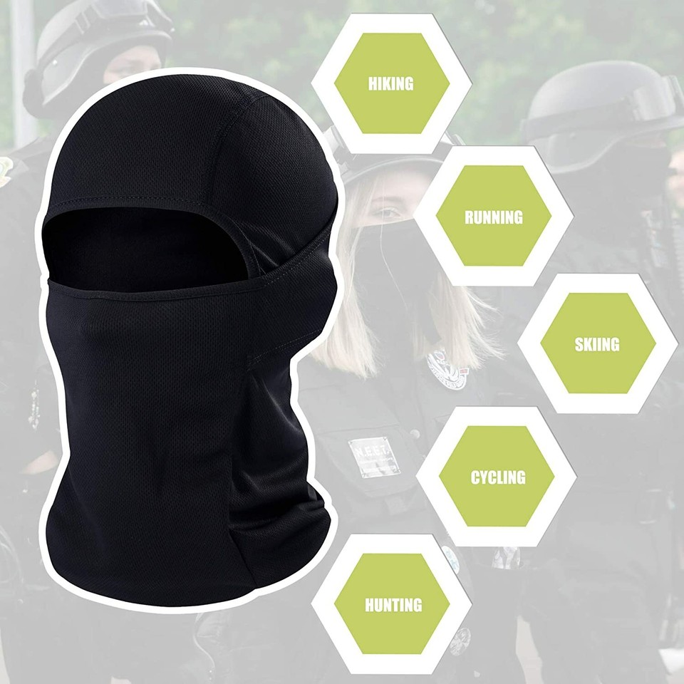 Balaclava Face Mask Thin UV Protection Ski Sun Hood Tactical Masks for ...