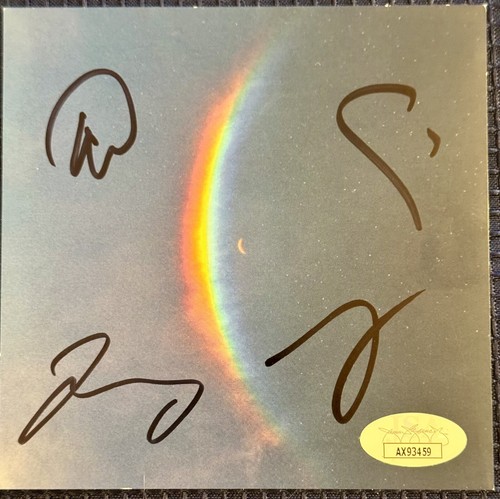 COLDPLAY Signed/Auto “Moon Music” Insert With Swirl CD JSA ...