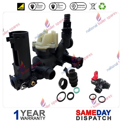 Worcester Boiler Manifold Unit + Flow Turbine + PRV 87161064420 ...