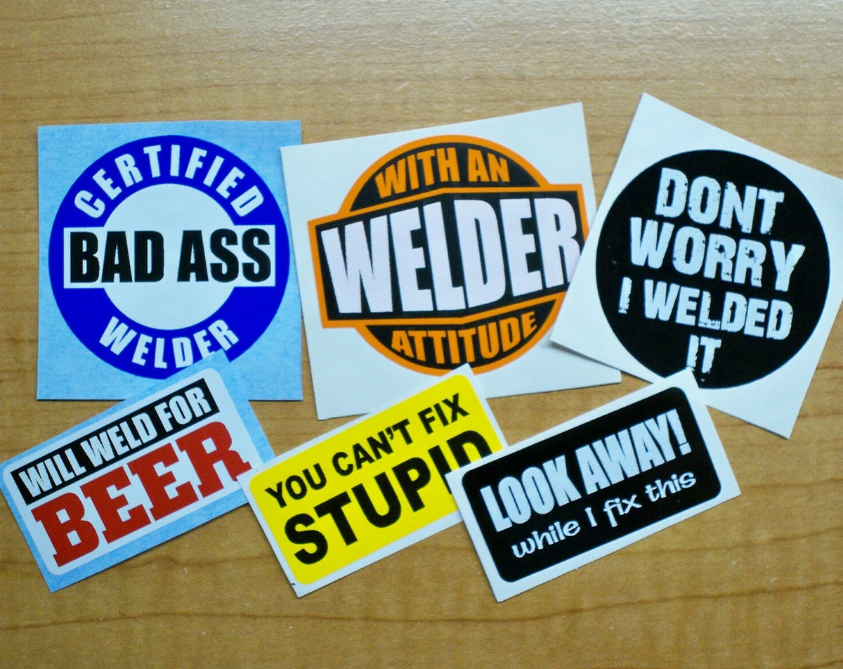 Funny Welding Decals