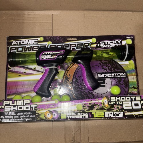 Hog Wild Atomic Power Popper With 12 Balls & 2 Sticky Targets | eBay
