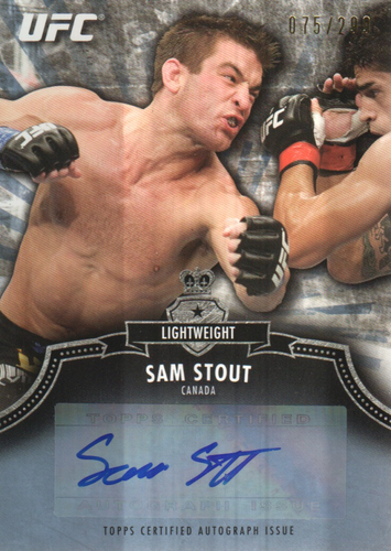 2012 Topps UFC Bloodlines Autographs #ASS Sam Stout/299 | eBay