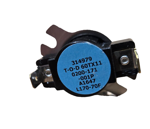 EMERSON THERM-O-DISC HVAC Limit Switch TOD 314979 T-O-D 60TX11 L170-70F ...