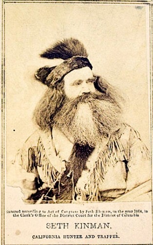 SETH KINMAN *2X3 FRIDGE MAGNET* MOUNTAIN MAN CHAIR MAKER FRONTIERSMAN ...