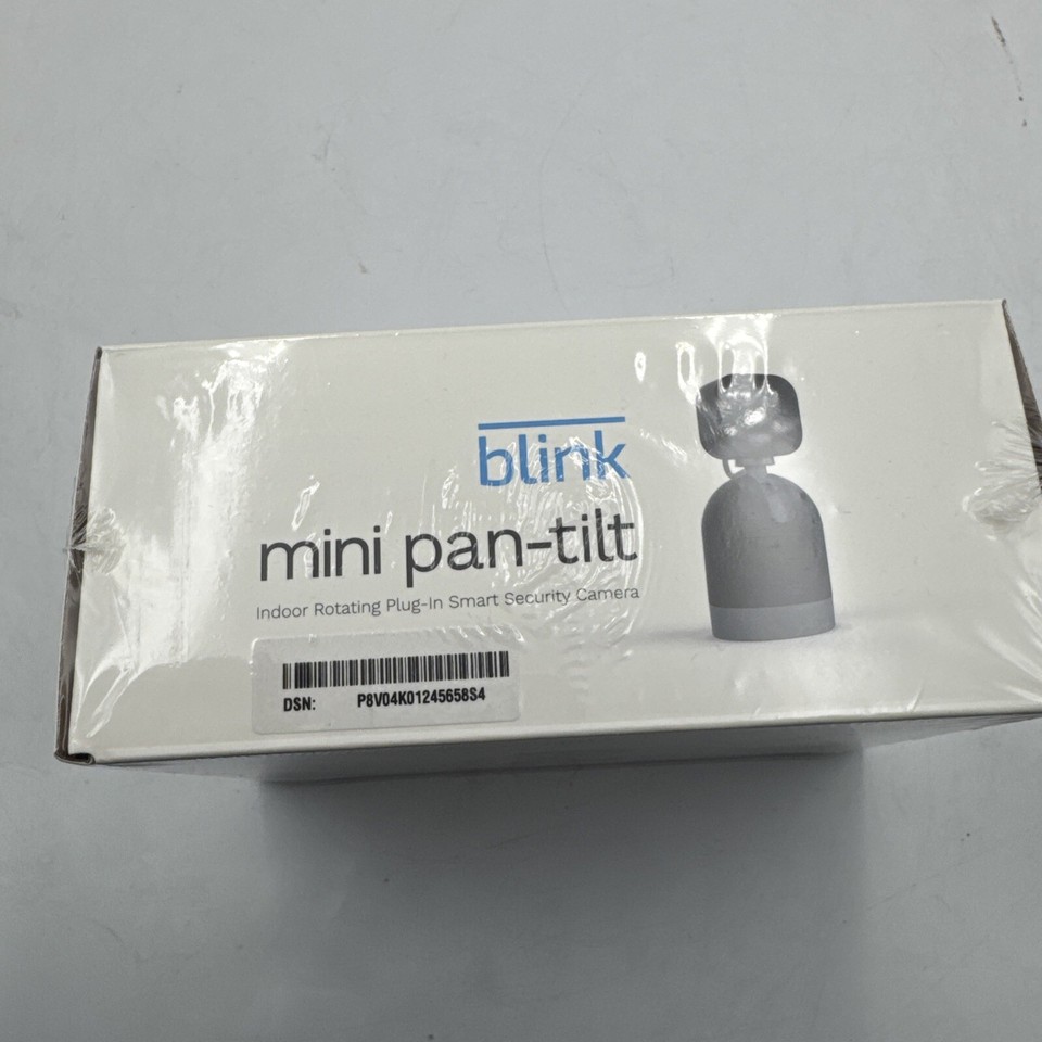 Blink Mini Pan-Tilt Rotating HD Indoor Wired Smart Security Camera 2 ...