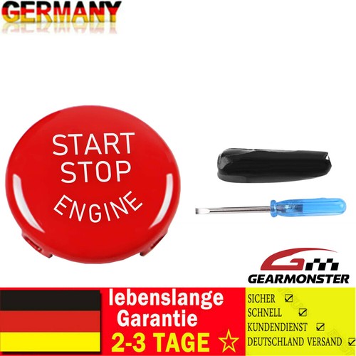 Rot Start Stop Knopf Startknopf Button für BMW E-Serie E90 E91 E92 E87 E82 E88 | eBay