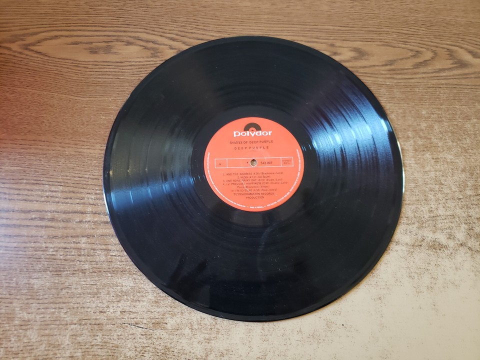 1960s MINT-EXC Deep Purple ‎– Shades Of Deep Purple 543007 LP33 | eBay