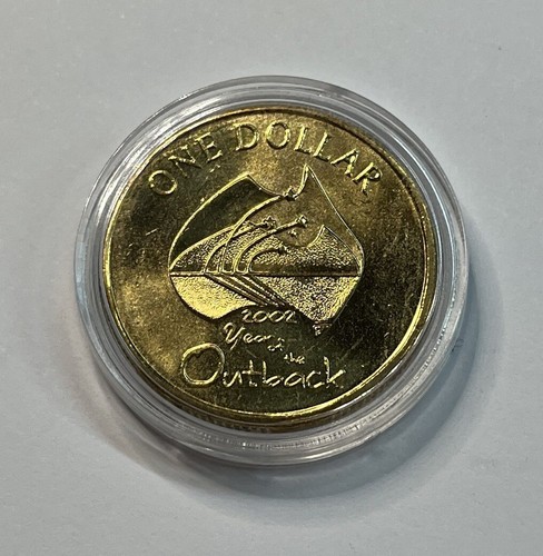 2002 $1 Dollar Coin UNCIRCULATED - Year Of Outback - Australian Ex ...
