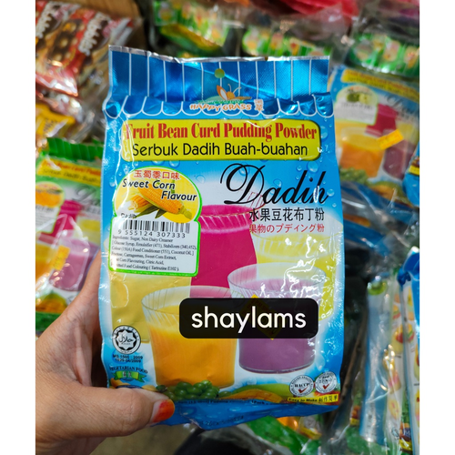 5 Packs x HAPPY GRASS Fruit Bean Curd Pudding Powder | Serbuk Dadih ...