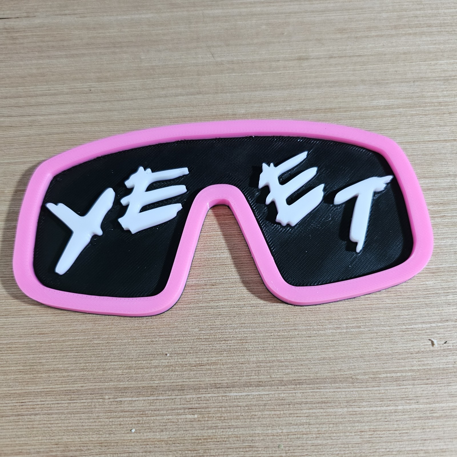 WWE Mattel Jey Uso 3D Printed YEET Glasses Pink Logo Accessory | eBay