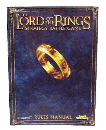 THE LORD OF THE RINGS STRATEGY BATTLE GAME RULES MANUAL GAMES WORKSHOP NR | eBay