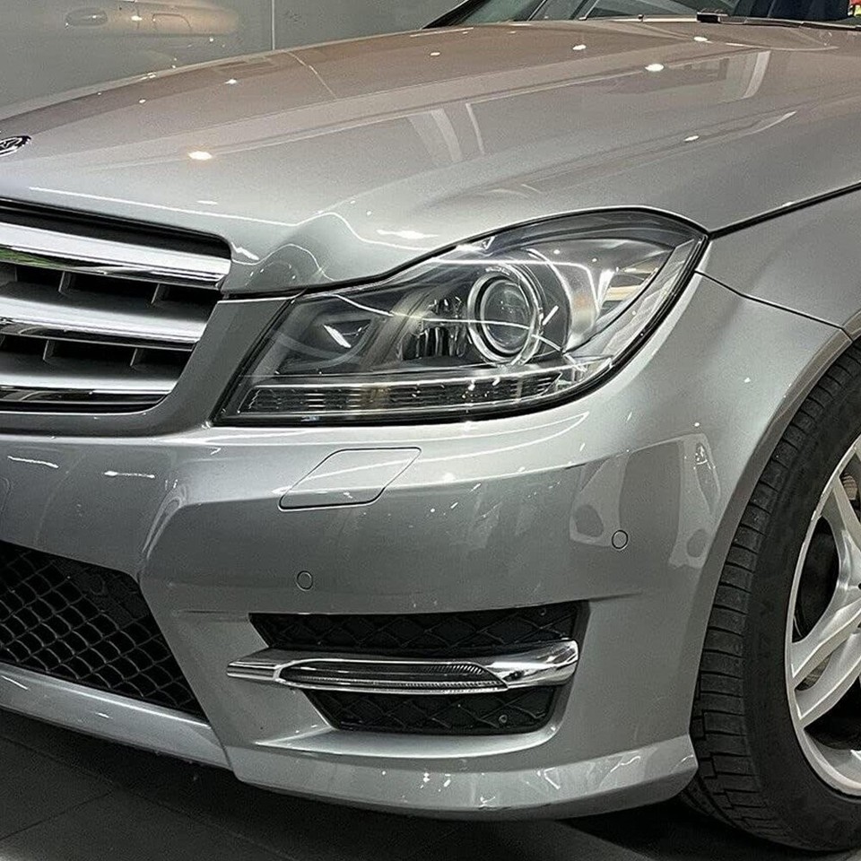 WHITE LED DAYTIME RUNNING FOG LIGHT FOR 07-14 MERCEDES-BENZ C-CLASS ...