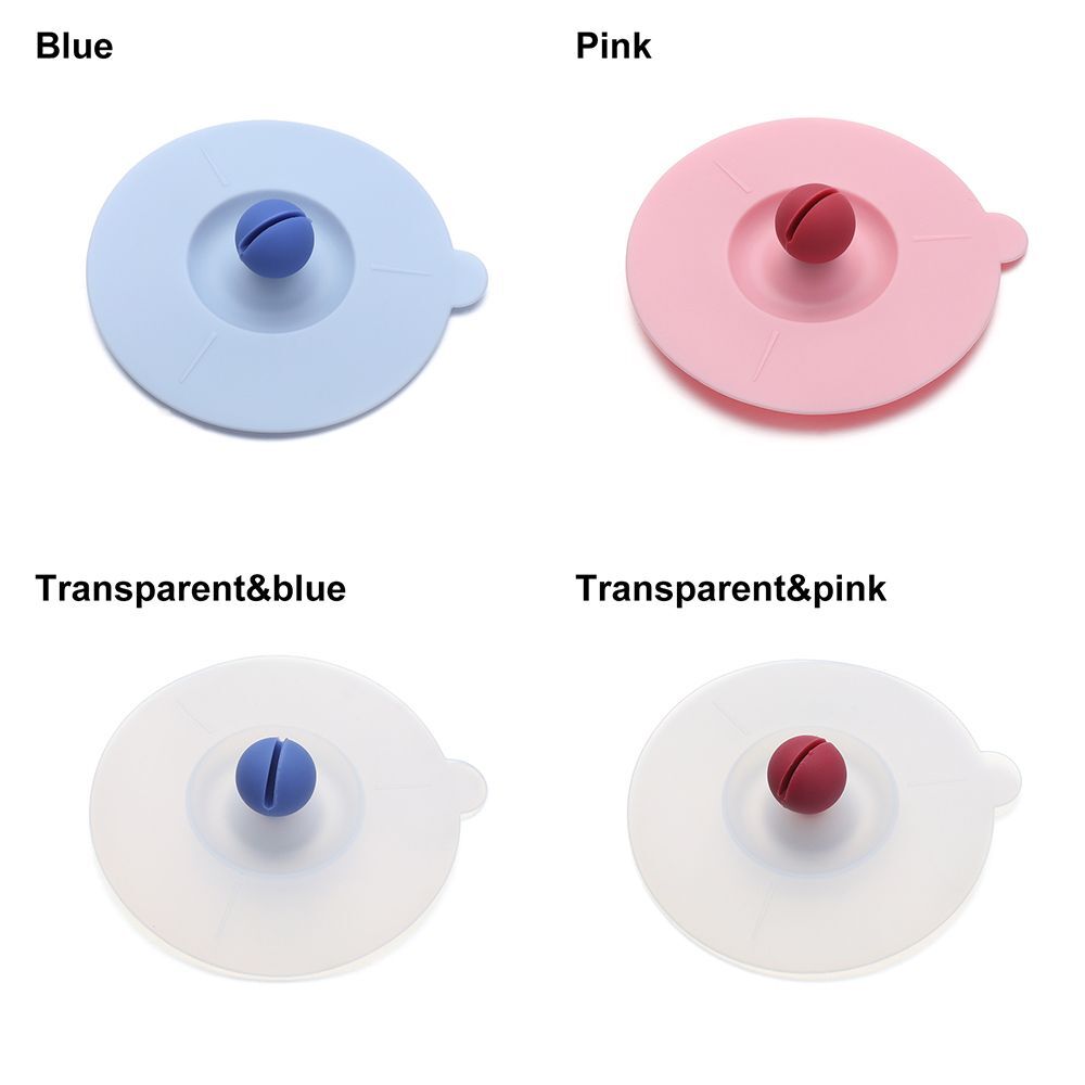 New Reusable Cap Silicone Cup Cover Leakproof Dustproof Suction Cup ...