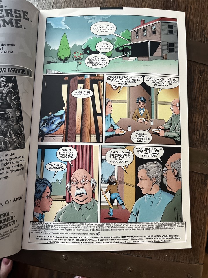 SUPERGIRL #9 DC Comics, 1997 (1996 series) by Peter David & Gary Frank ...