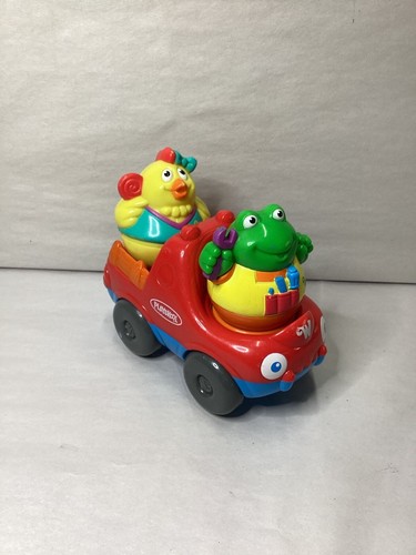 Playskool Weebles Pickup Truck With Two Characters Chicken & Frog ...