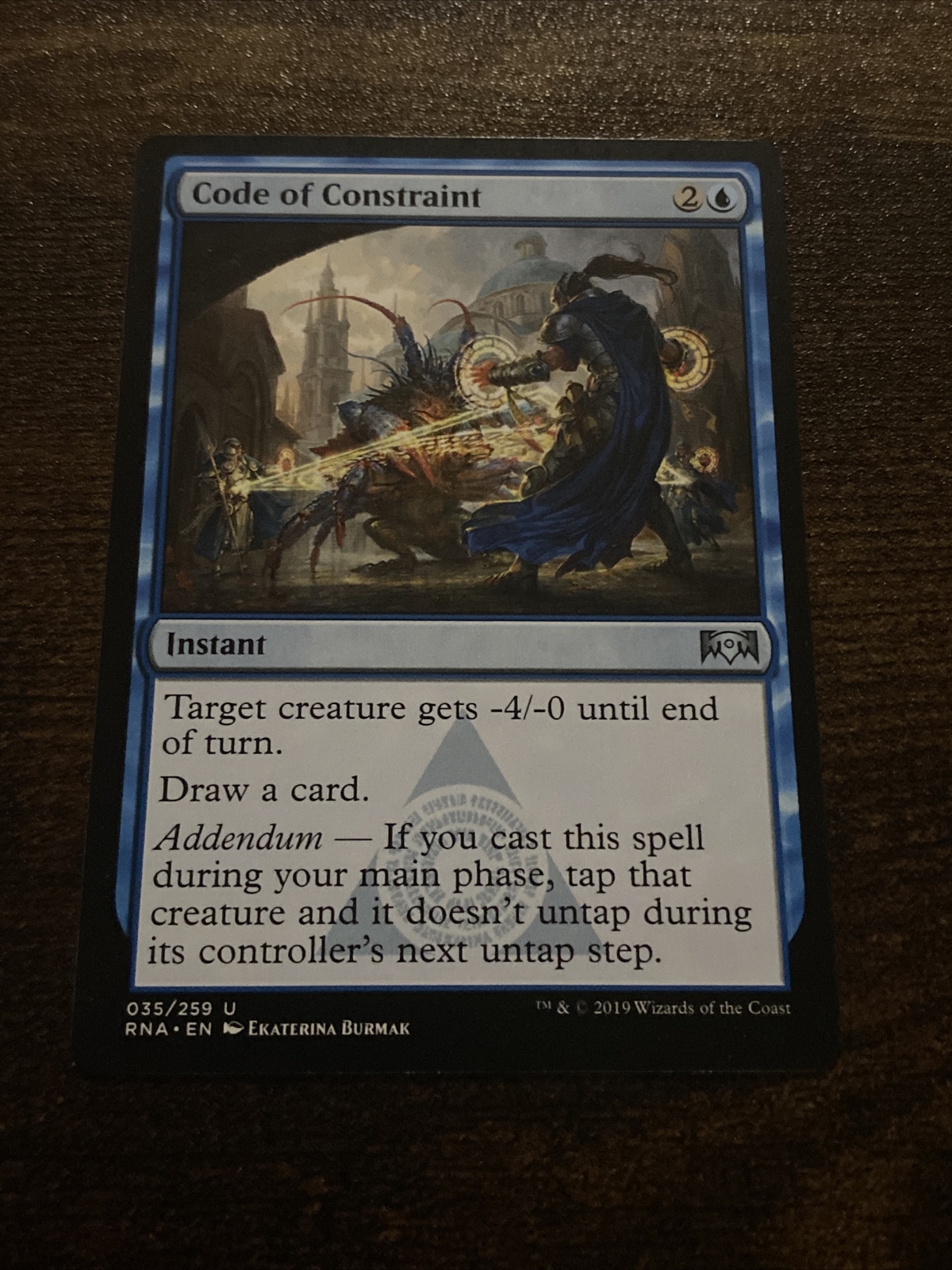 Code of Constraint (035) Ravnica Allegiance MTG Magic The Gathering ...