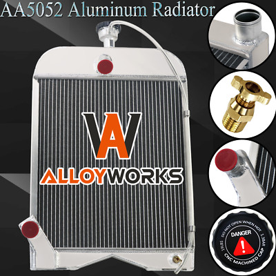 8N8005 86551430 3 Rows Aluminum Radiator For Ford 2N 8N 9N Model ...