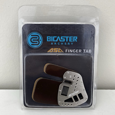 Bicaster Archery ASA Finger Tab Silver Size Small Right Hand | eBay
