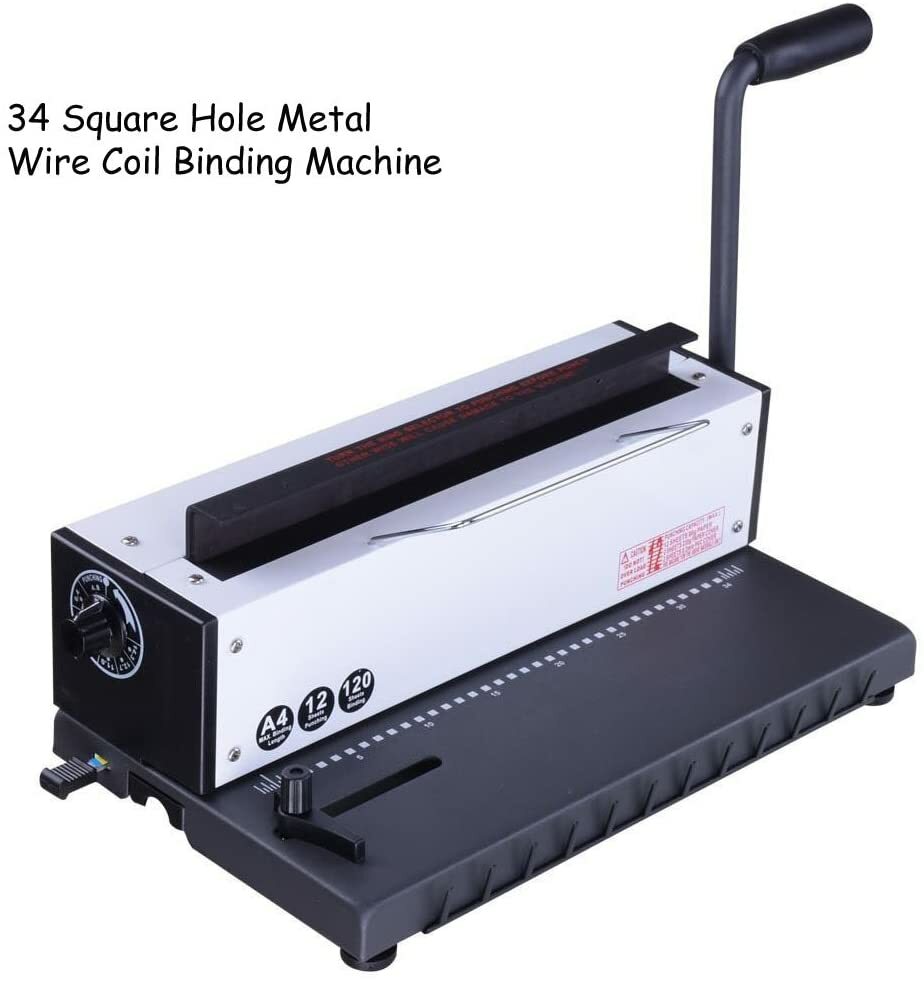 New Punching Binding Machine All Steel Metal | Grelly USA