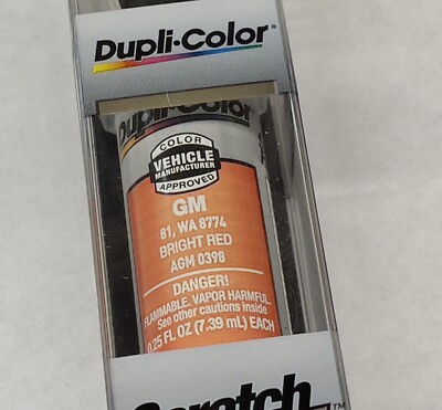 Dupli-Color GM 81, WA 8774 Bright Red Scratch Fix All-in-1 Touch-up ...