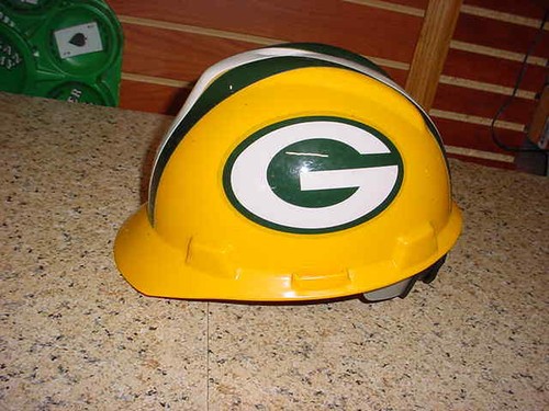 NFL Green Bay Packers Hard Hat -Team Hard Hat with Adjustable Fit ...