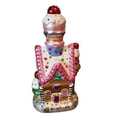 Christopher Radko SUGAR SHACK 2 House Candy Jar 9.75" Tall | eBay