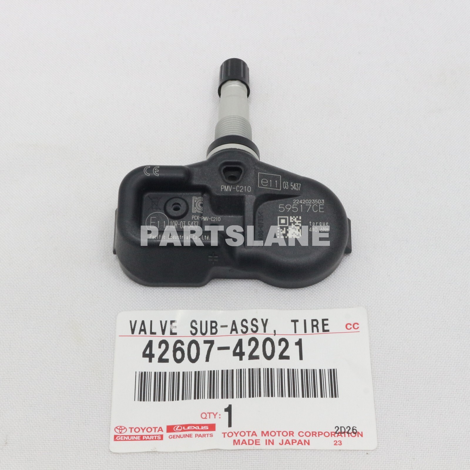 4260742021 Genuine Toyota Valve Sub-assy Tire Pressure Monitor 42607 ...