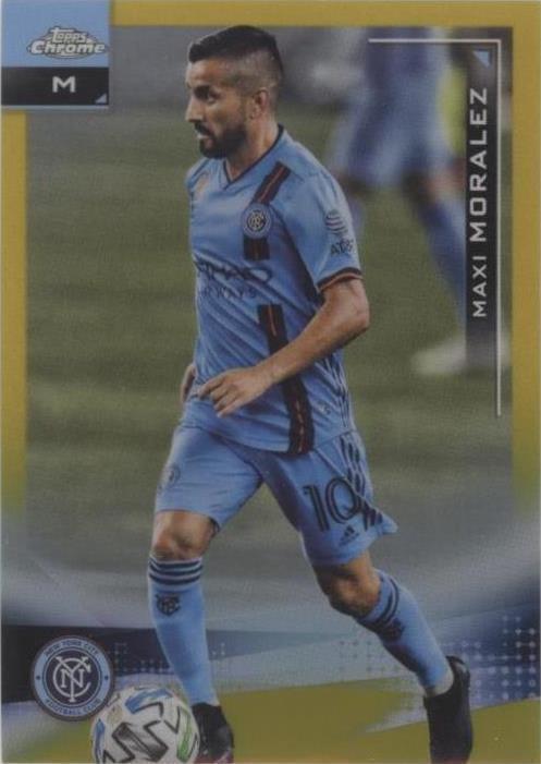 2021 Topps Chrome MLS - Maxi Moralez #42 Gold Refractor /50 for sale ...