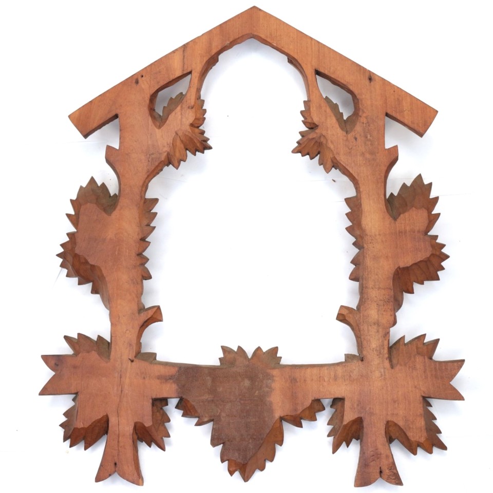 Cuckoo Clock Frame with Leaves 15-1/4 inches Tall Antique - VS12 | eBay